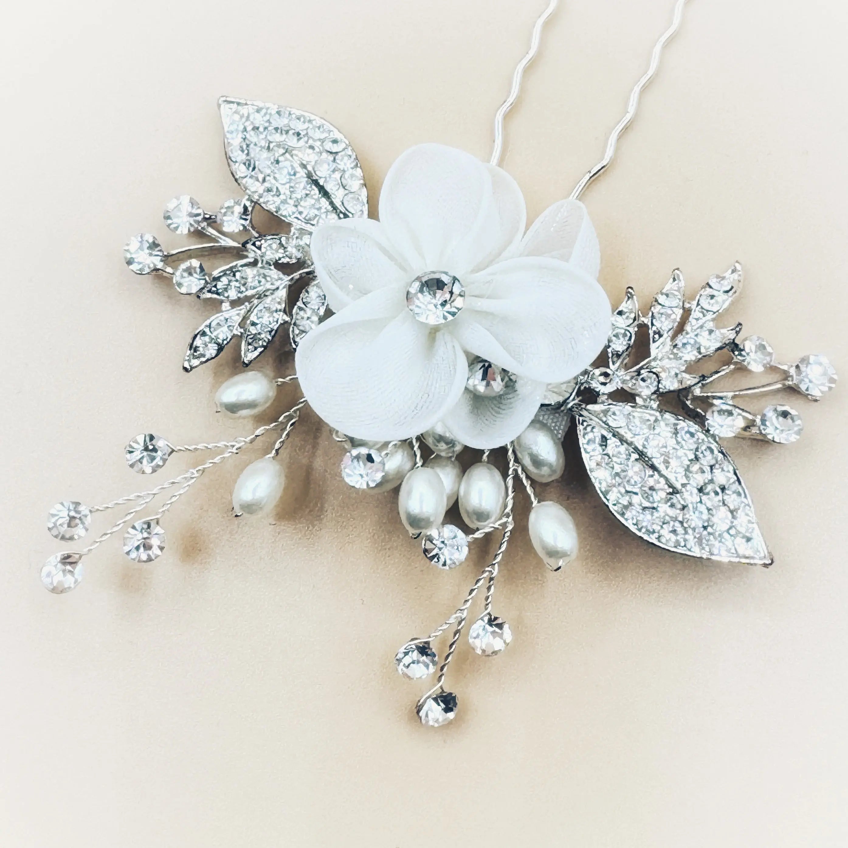 Pic chignon mariée Douce perles naturelles - Mas Accessoires